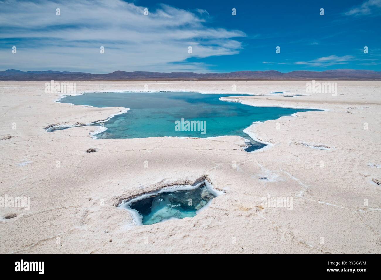Argentina, Salta province, Puna desert, San Antonio de Los Cobres, Salt ...