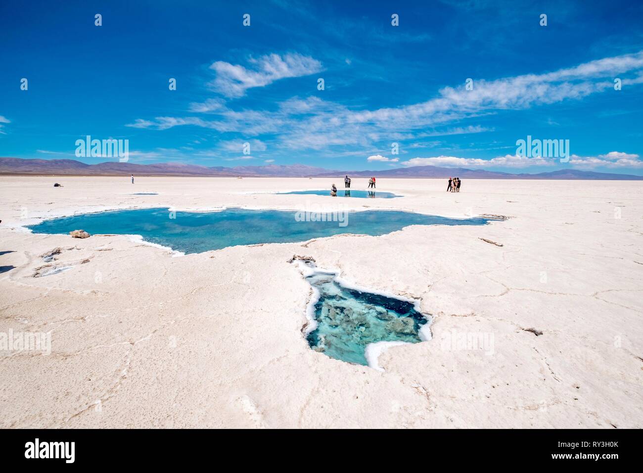Argentina, Salta province, Puna desert, San Antonio de Los Cobres, Salt ...