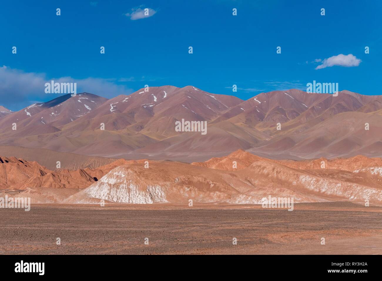 Argentina, Salta province, Puna desert, Cordillera near Tolar Grande ...
