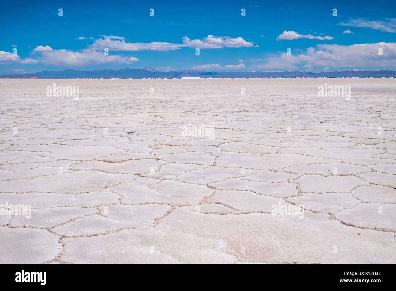 Argentina, Salta province, Puna desert, San Antonio de Los Cobres, Salt ...