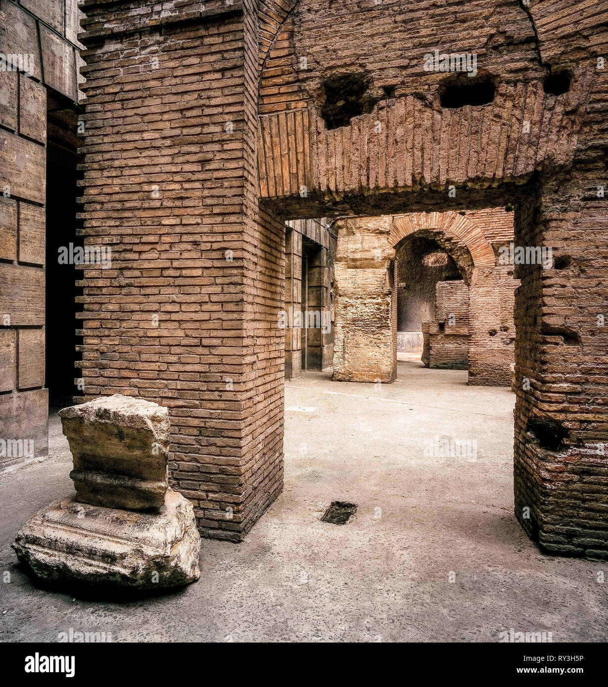 Italy Lazio Rome Roman archeology - Rome underground - Stadium of ...