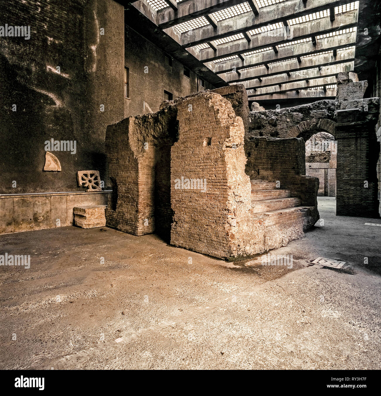 Italy Lazio Rome Roman archeology - Rome underground - Stadium of ...