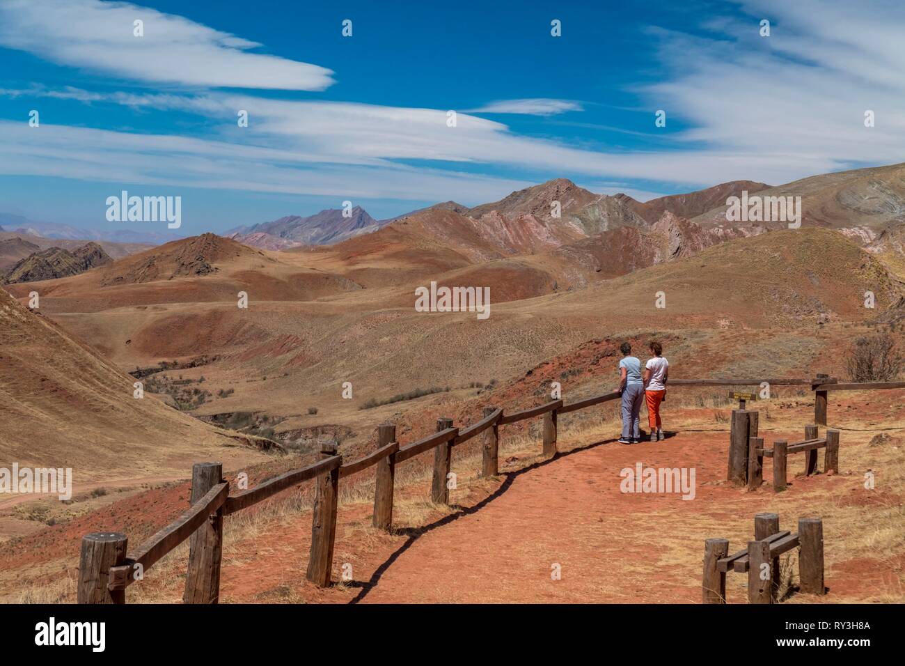Argentina, Salta Province, Valles Calchaquies, near Cachi, Los Cardones ...