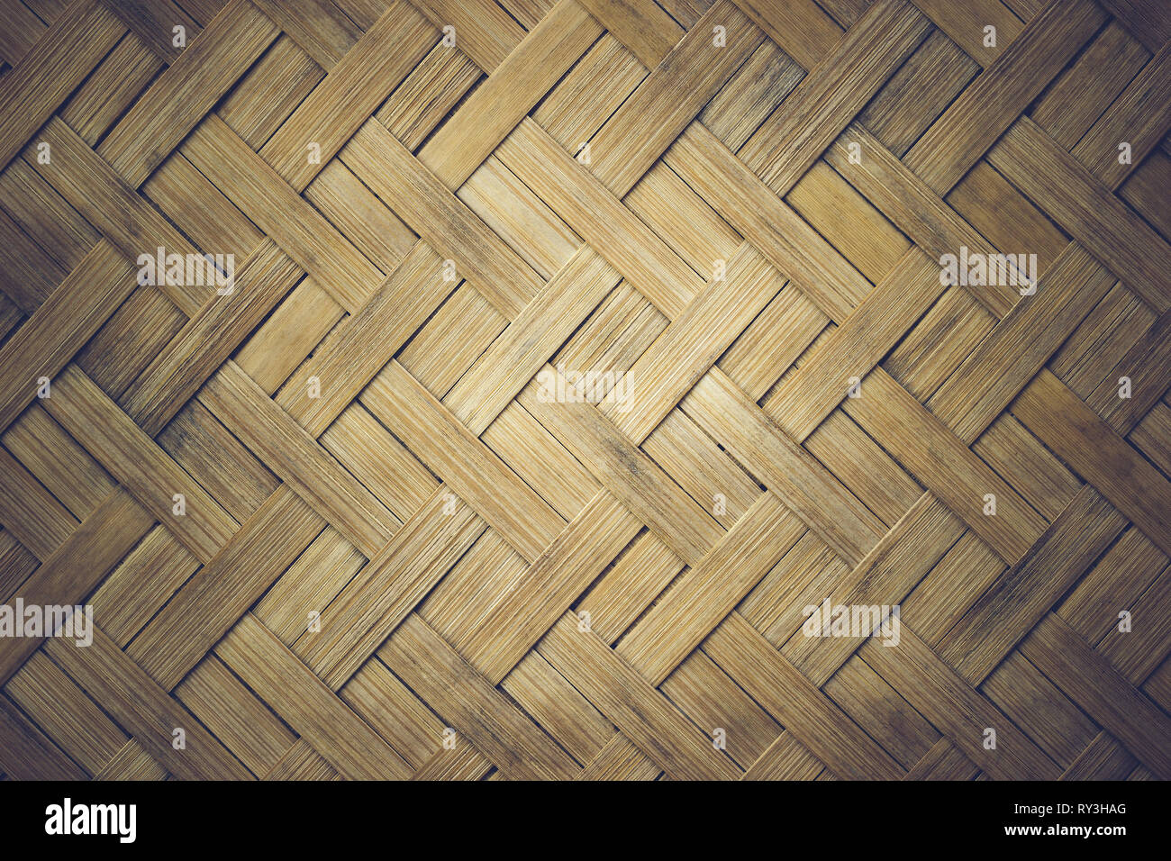 Closeup texture mats made of bamboo, The bamboo was cut into thin ...