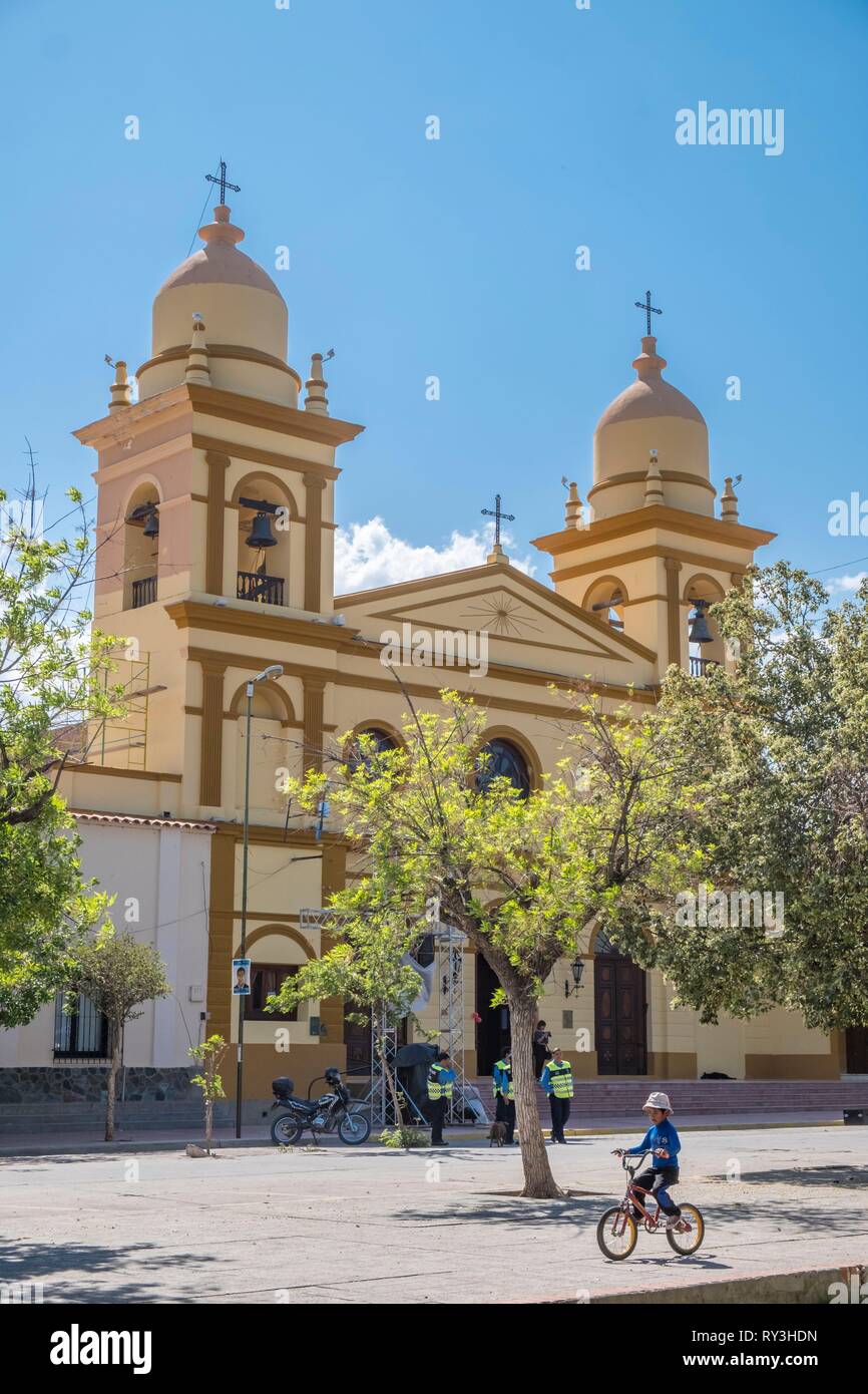 Argentina, Salta Province, Valles Calchaquies, Cafayate, Iglesia ...