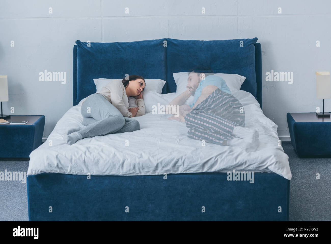 Ghost woman bed hi-res stock photography and images - Alamy