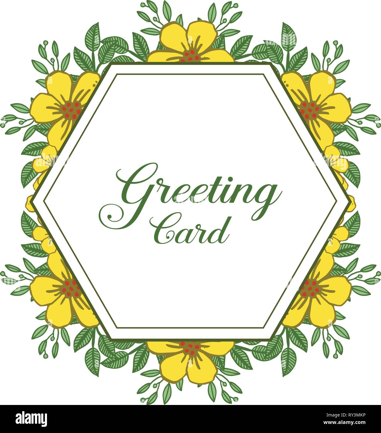 Vector illustration design artwork floral frame for template of ...