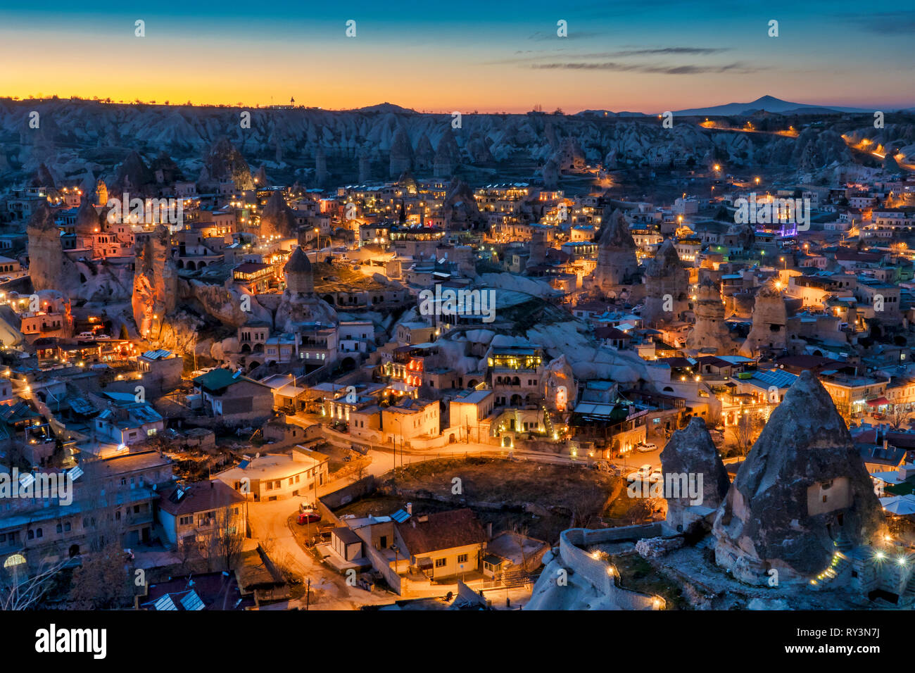 View of Göreme, Cappadocia , Turkey Stock Photo - Alamy