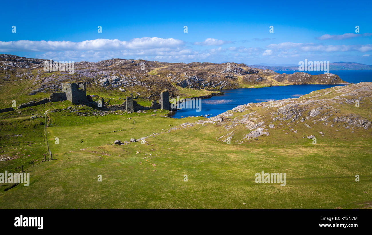 Three Castle Head Stock Photo - Alamy
