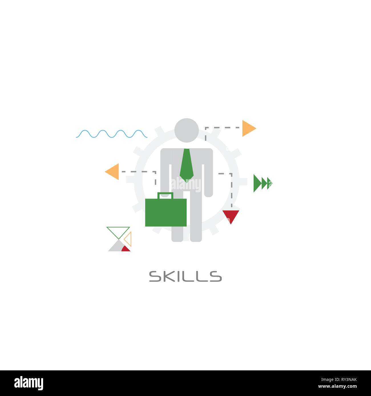 businessperson leadership knowledge creative idea skills concept ...