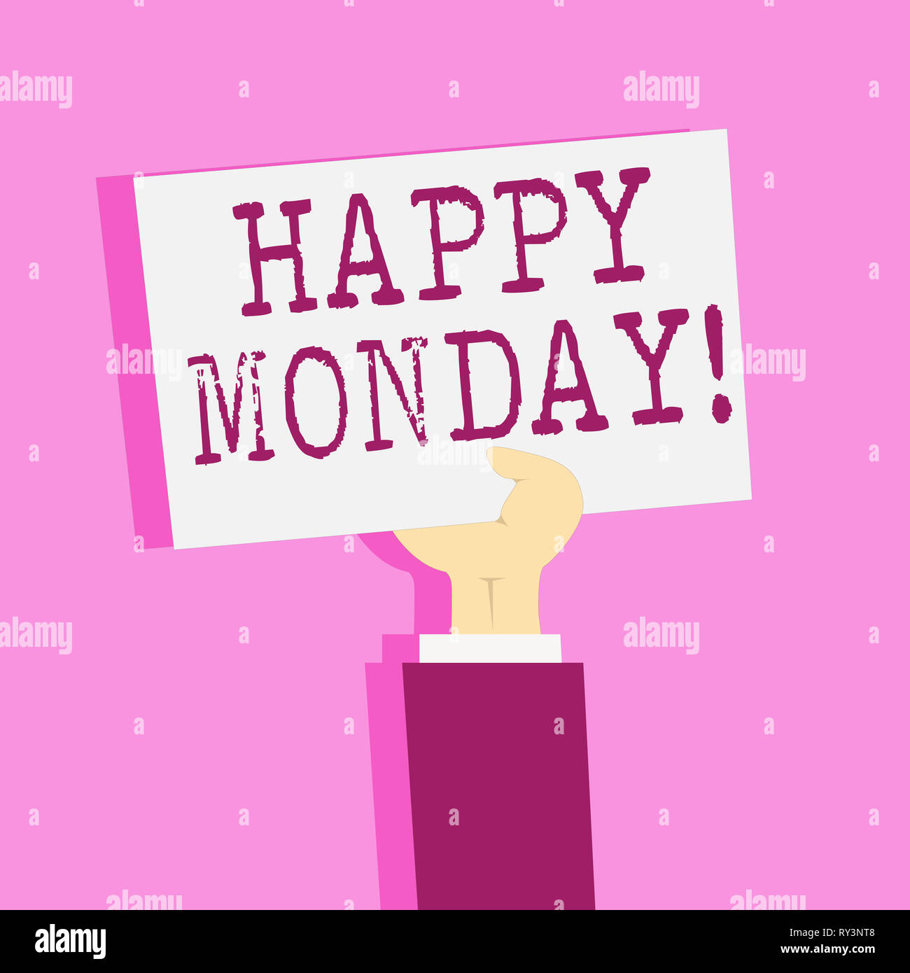 Writing note showing Happy Monday. Business concept for Wishing you ...