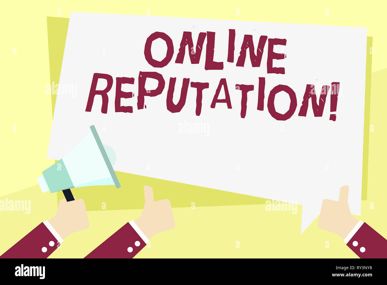 Word writing text Online Reputation. Business photo showcasing ...