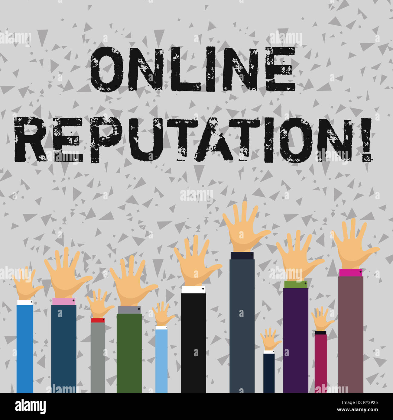 Word writing text Online Reputation. Business photo showcasing ...