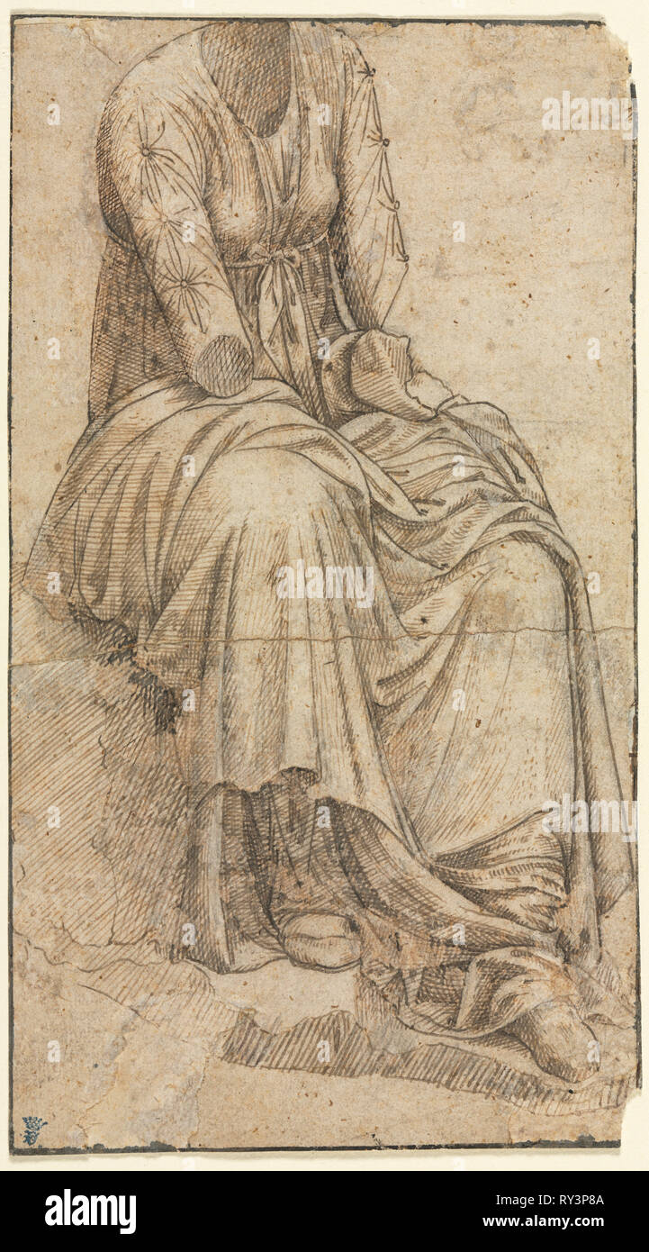 Roman Woman Statue Drawing