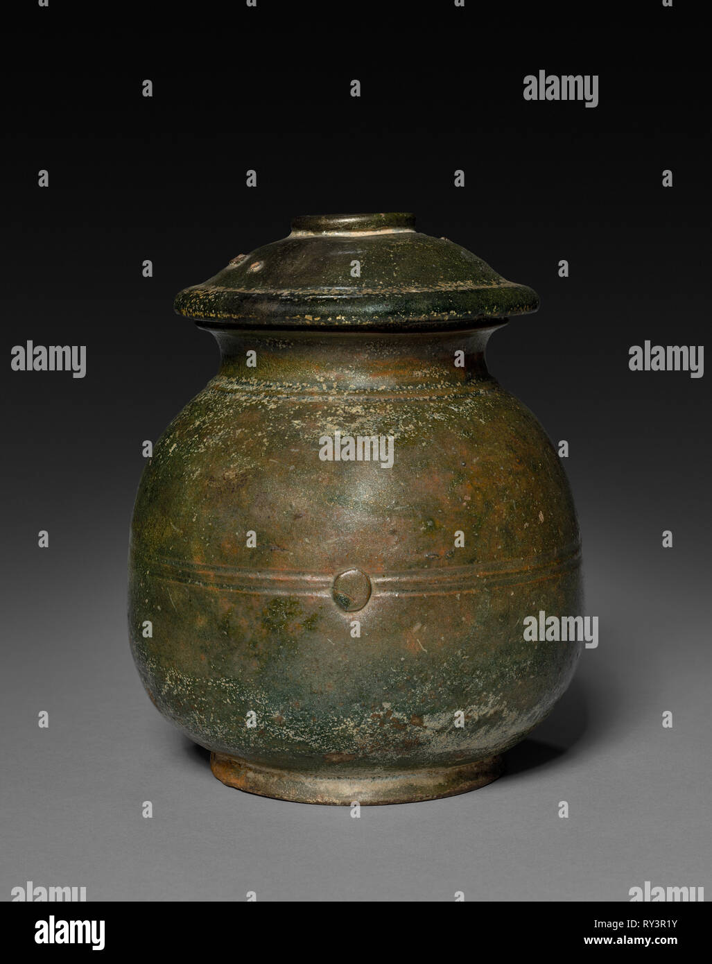 Jar with Cover, 206 BC - AD 220. China, Han dynasty (202 BC-AD 220 ...