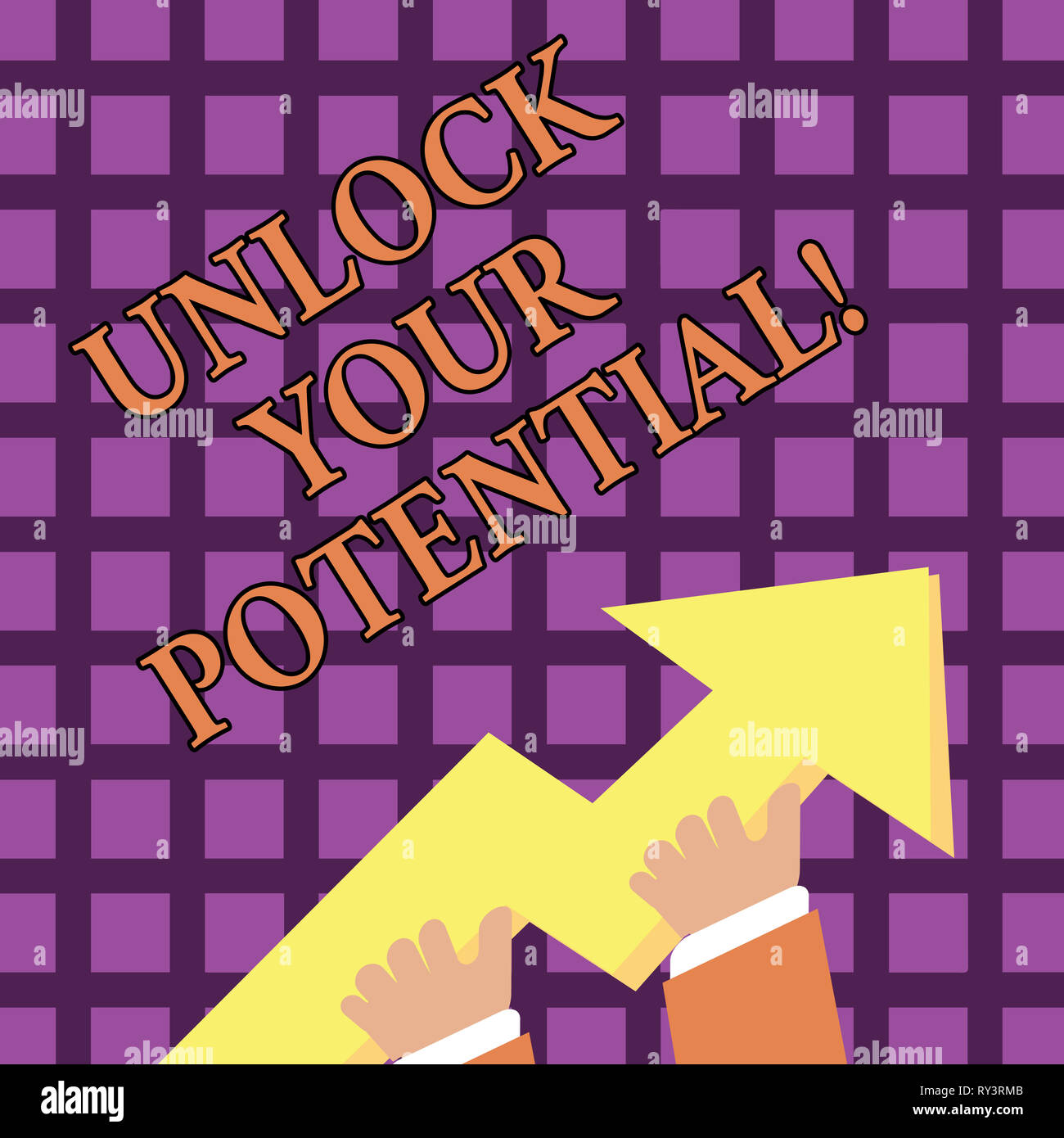 Text sign showing Unlock Your Potential. Business photo showcasing ...