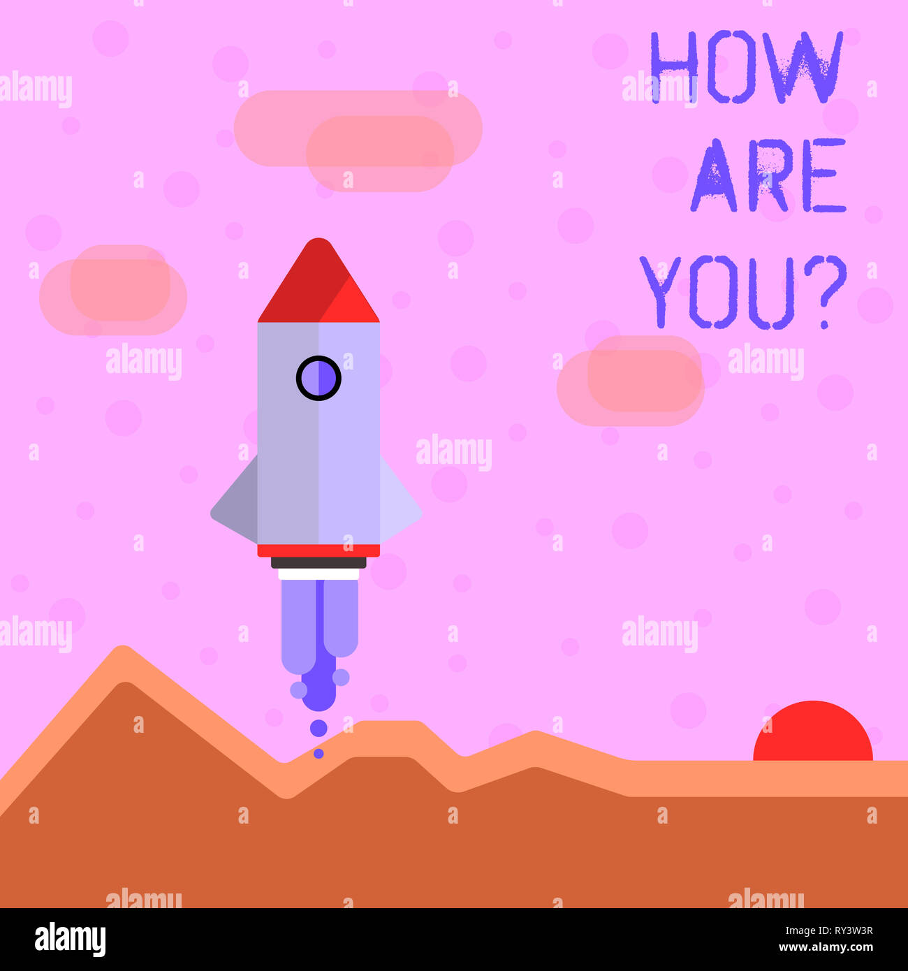 Handwriting text writing How Are Youquestion. Conceptual photo Your ...