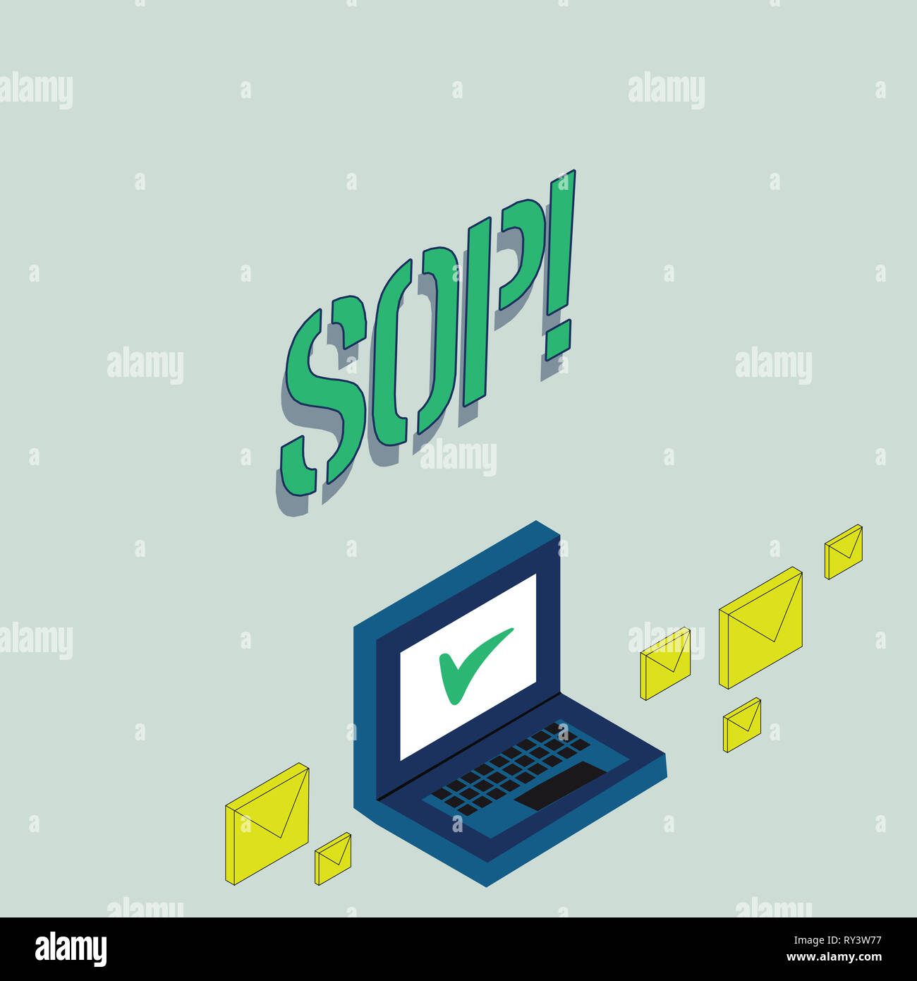 Writing note showing Sop. Business concept for Standard Operating ...