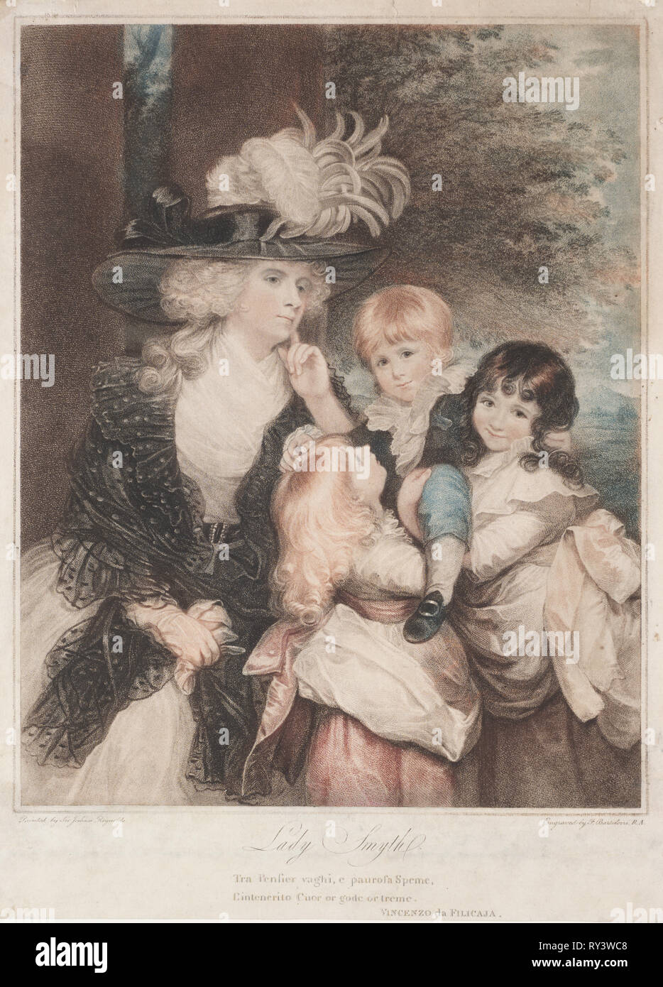 Lady Smith and Her Children, 1789. Francesco Bartolozzi (British, 1727 ...
