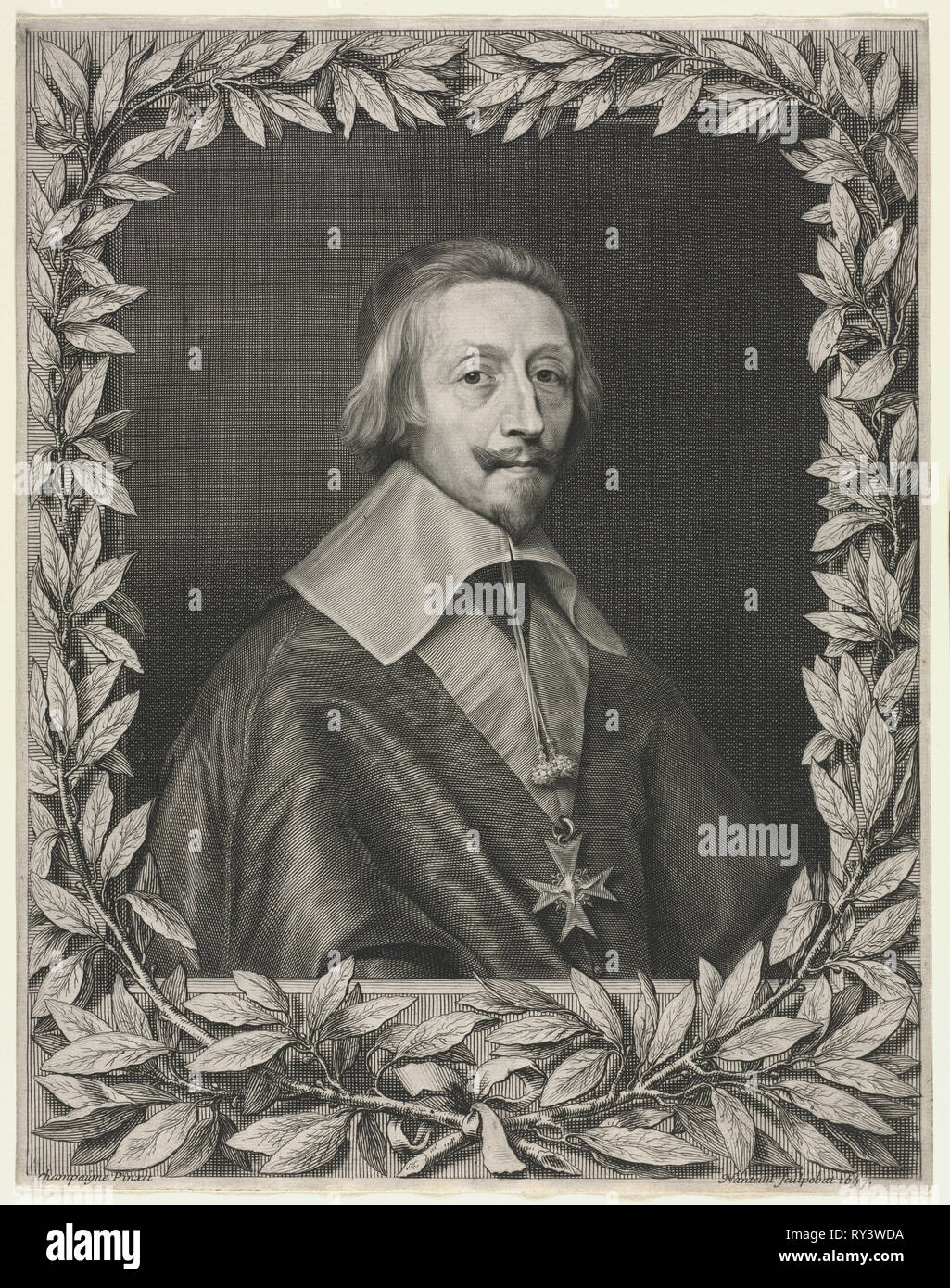 Cardinal Richelieu, 1657. Robert Nanteuil (French, 1623-1678 ...