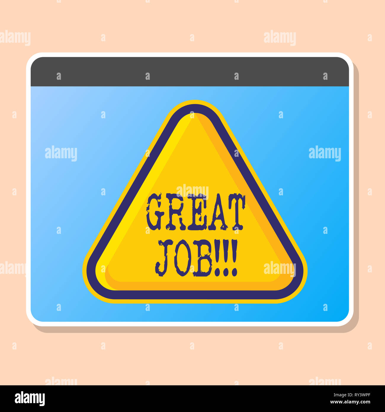 Word writing text Great Job. Business photo showcasing Excellent work ...