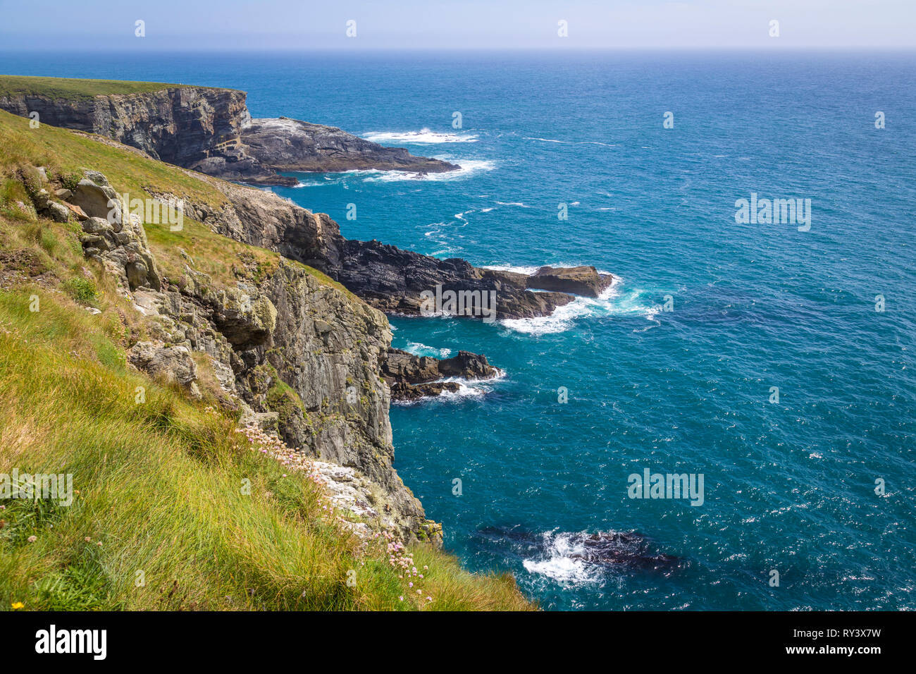 Mizen Head Cliffs and Lighthouse Museum Stock Photo - Alamy