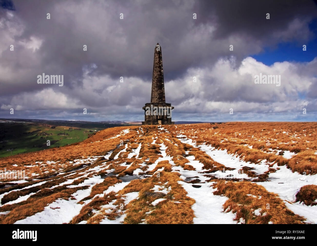 Yorkshire stoodley pike hi-res stock photography and images - Alamy