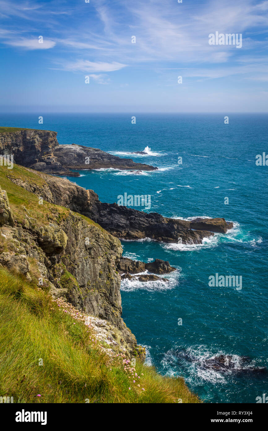 Mizen Head Cliffs and Lighthouse Museum Stock Photo - Alamy