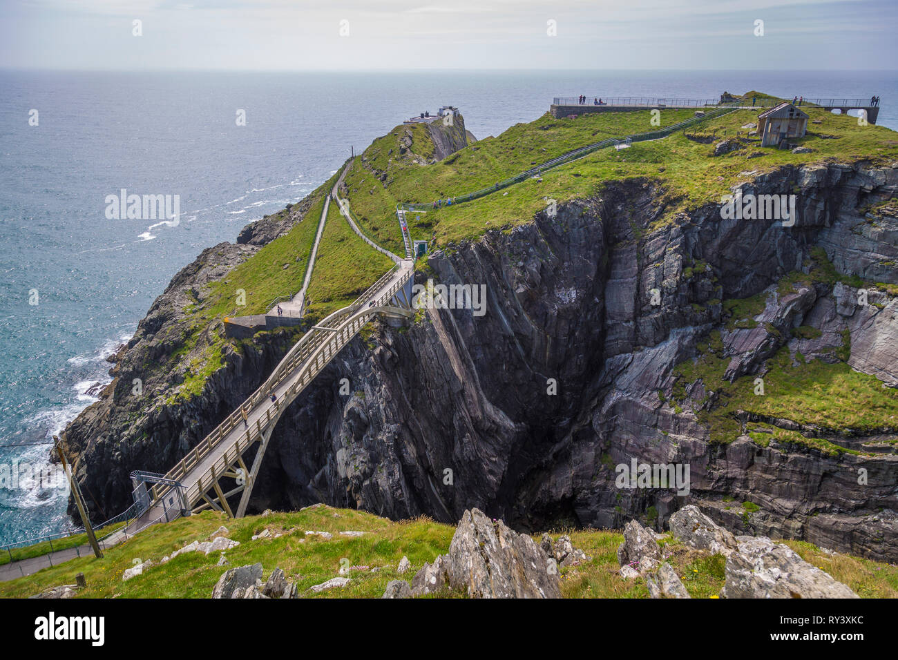 Mizen Head Cliffs and Lighthouse Museum Stock Photo - Alamy