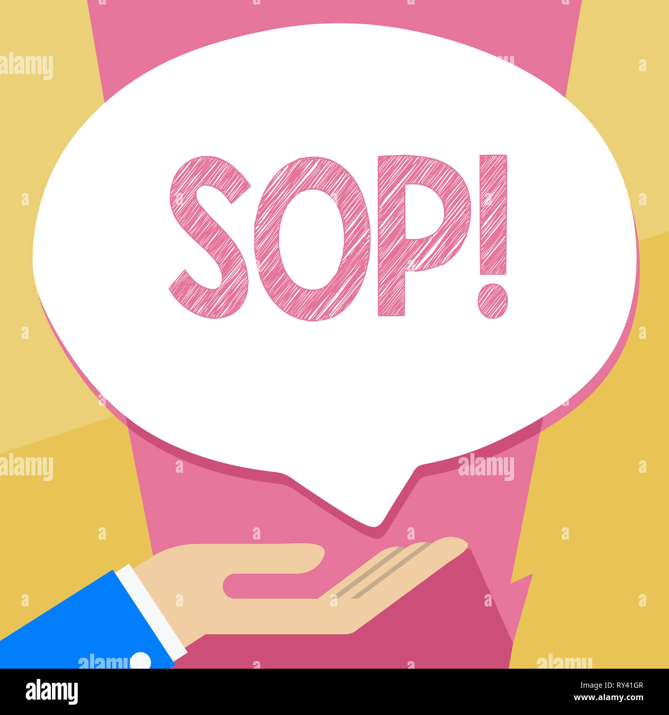 Writing note showing Sop. Business concept for Standard Operating ...