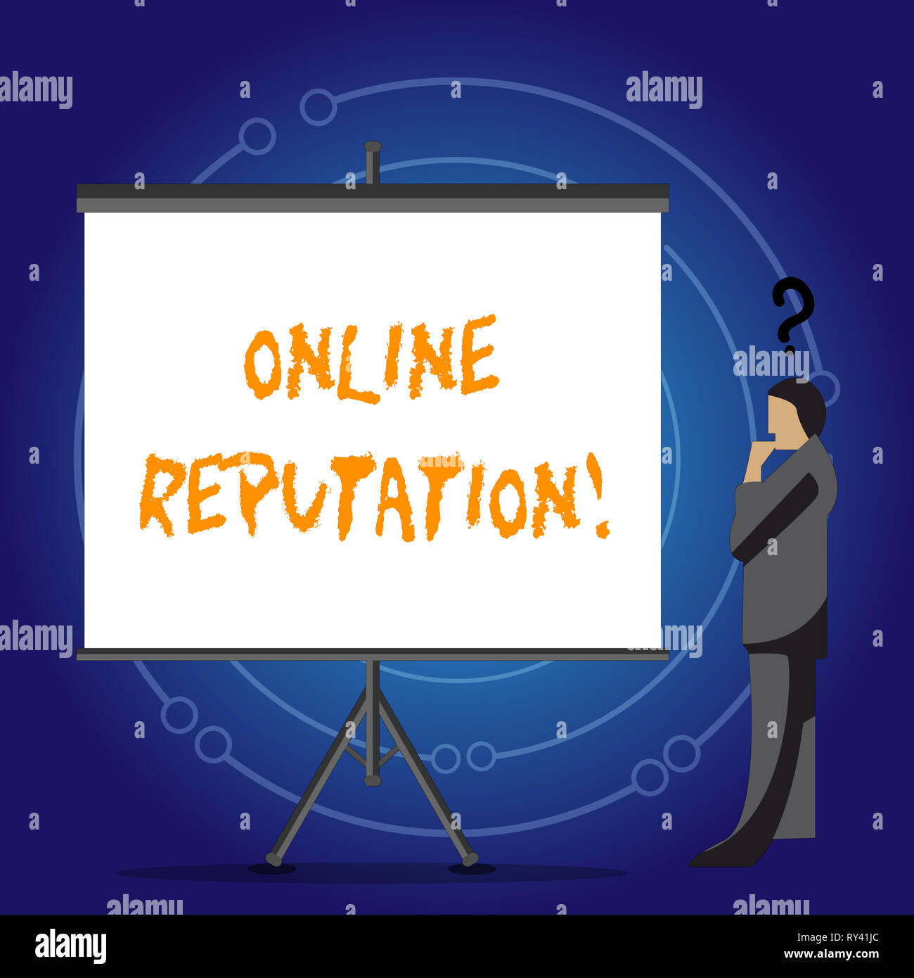 Conceptual hand writing showing Online Reputation. Concept meaning ...