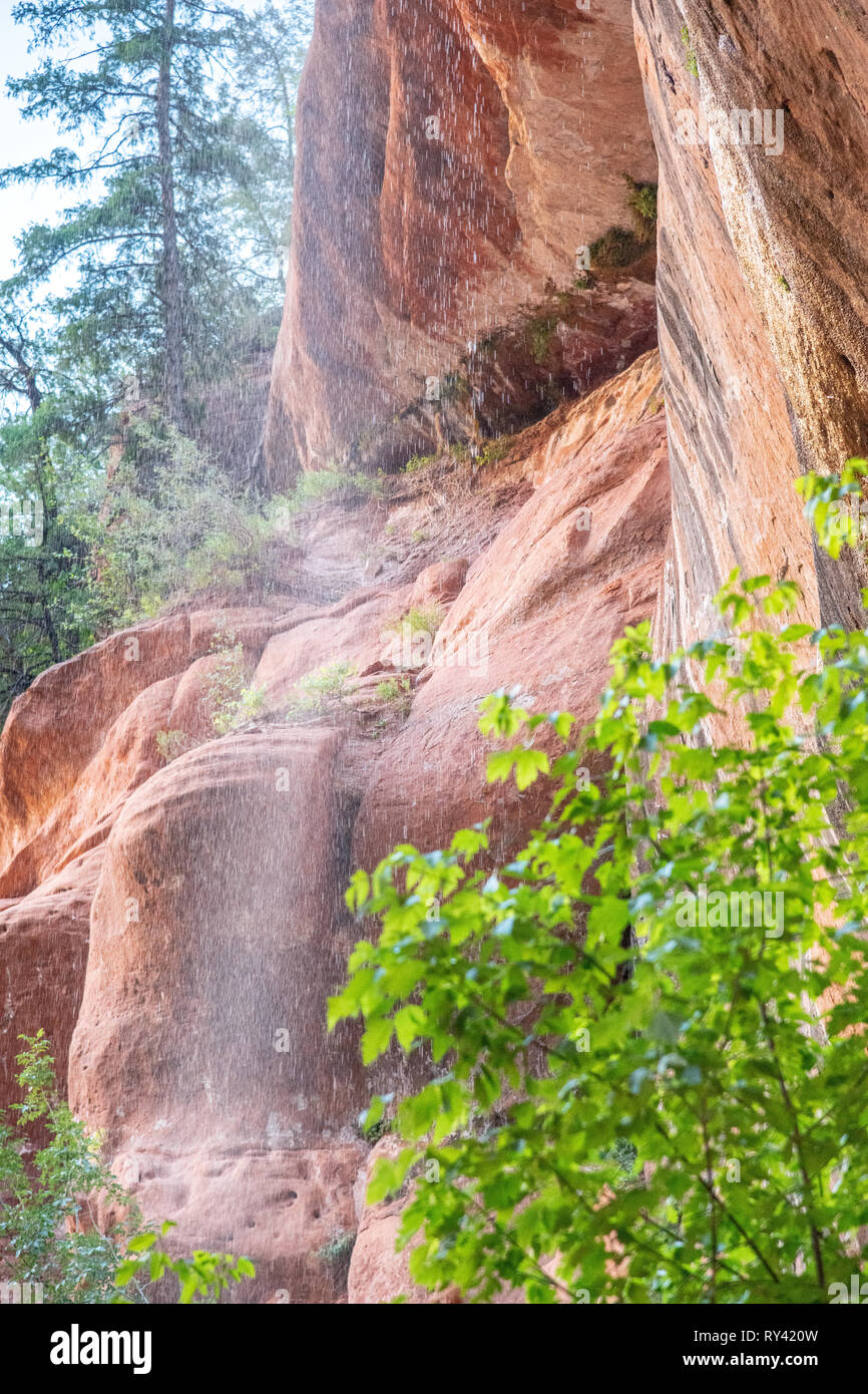 Waterfalls in Zion National Park, Utah Stock Photo - Alamy