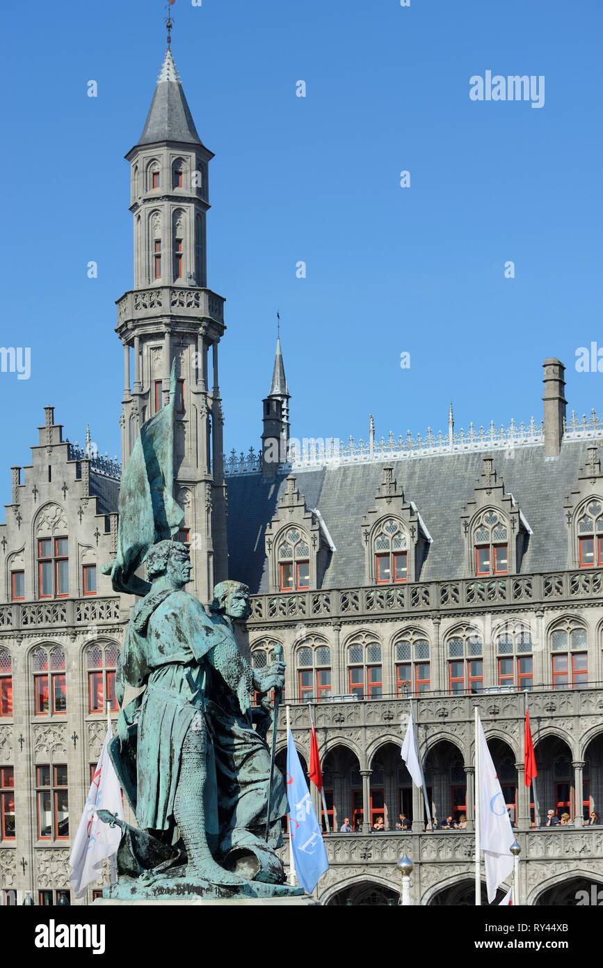 Belgium, Western Flanders, Bruges, historical centre listed as World ...