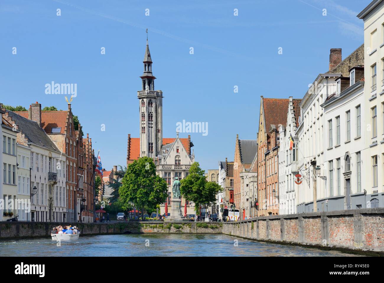 Belgium, Western Flanders, Bruges, historical centre listed as World ...