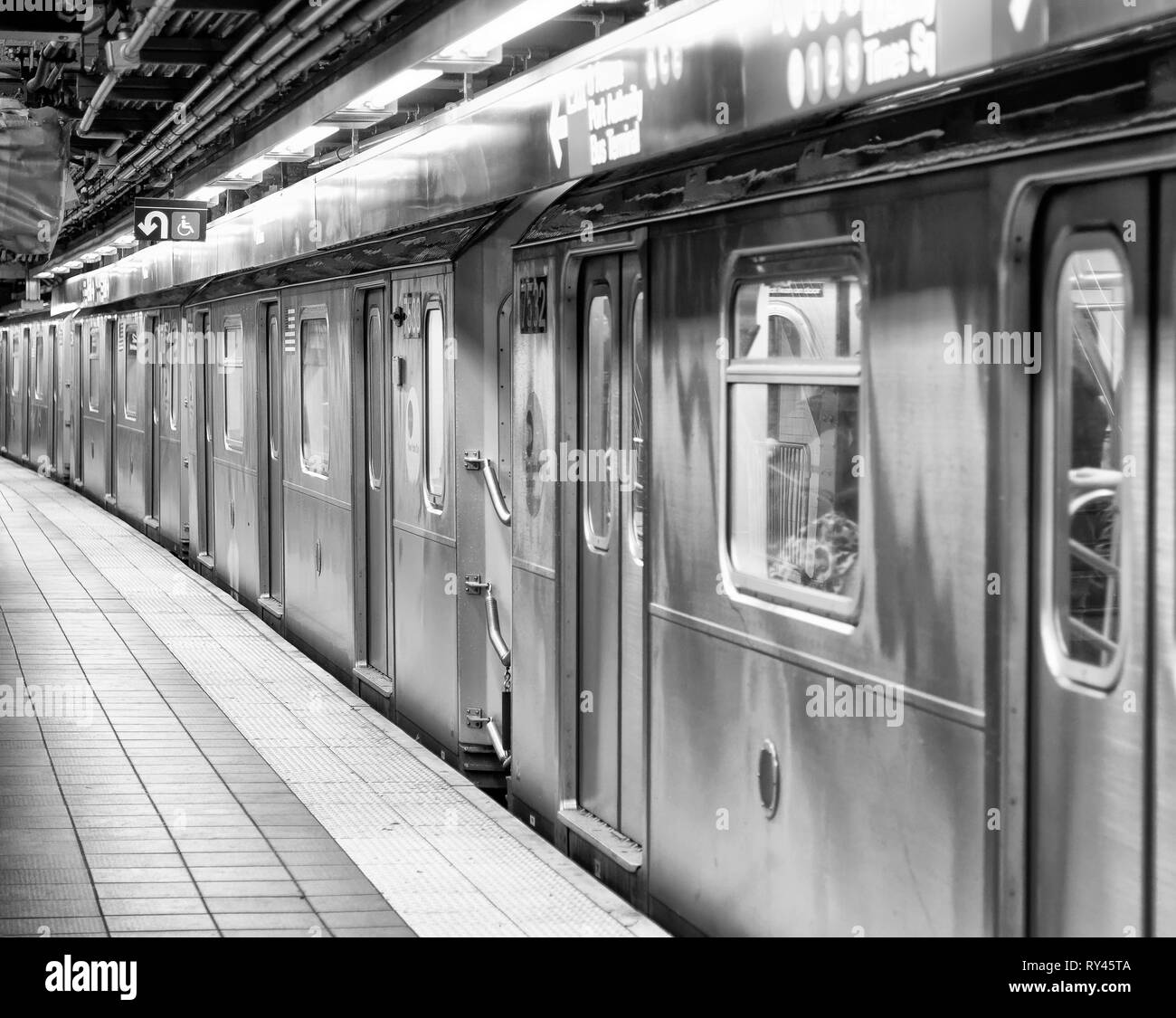 Speeding subway Black and White Stock Photos & Images - Alamy