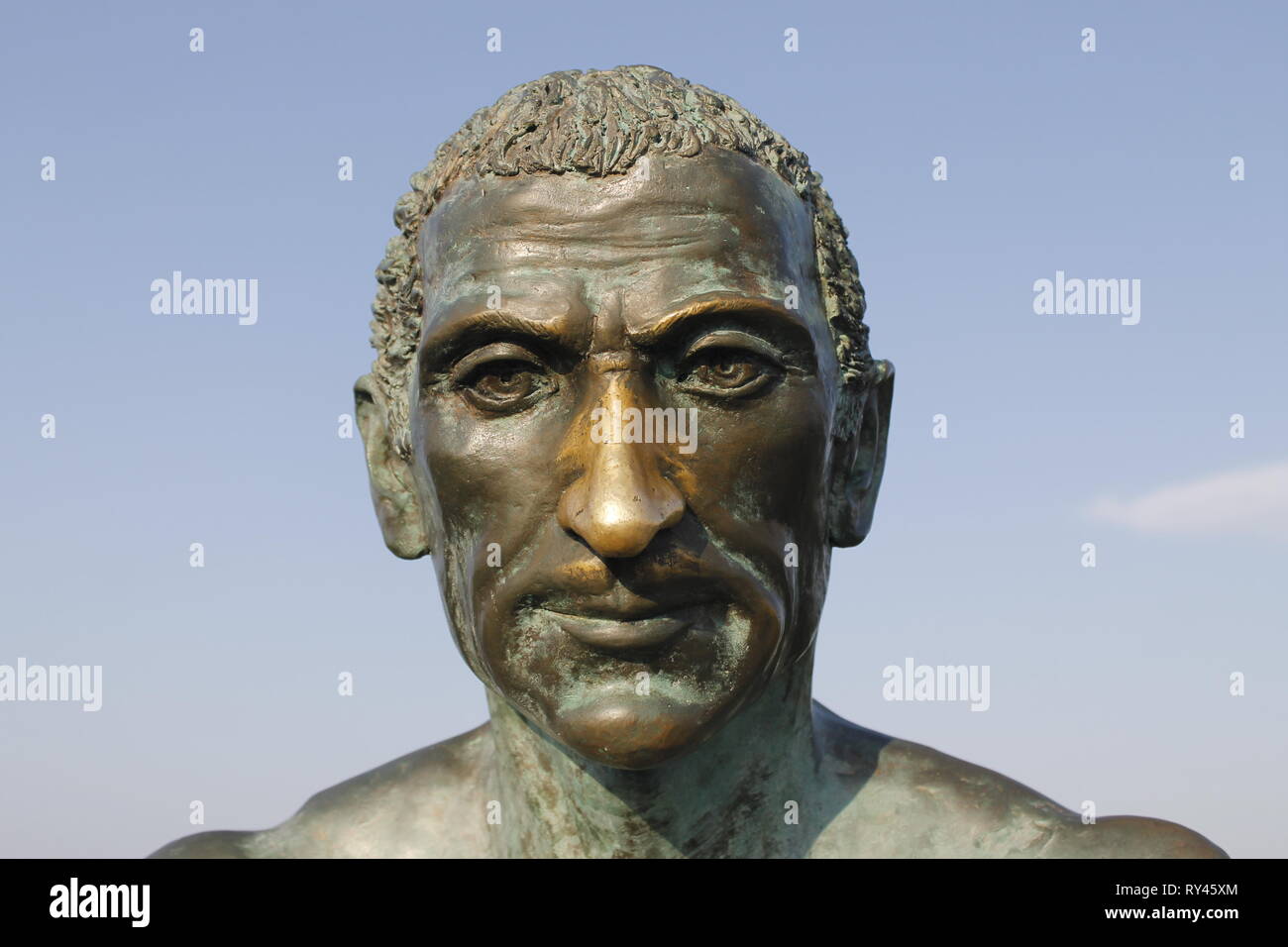 The statue on the Rubicon River celebrates the passage of January 10 ...