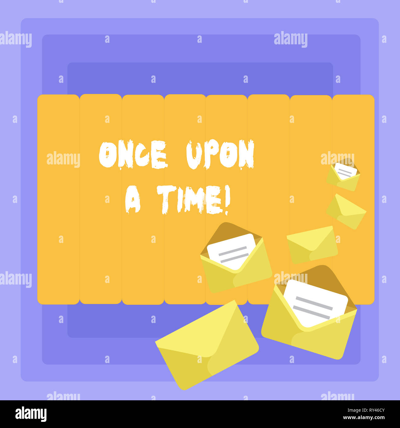 Conceptual hand writing showing Once Upon A Time. Concept meaning ...