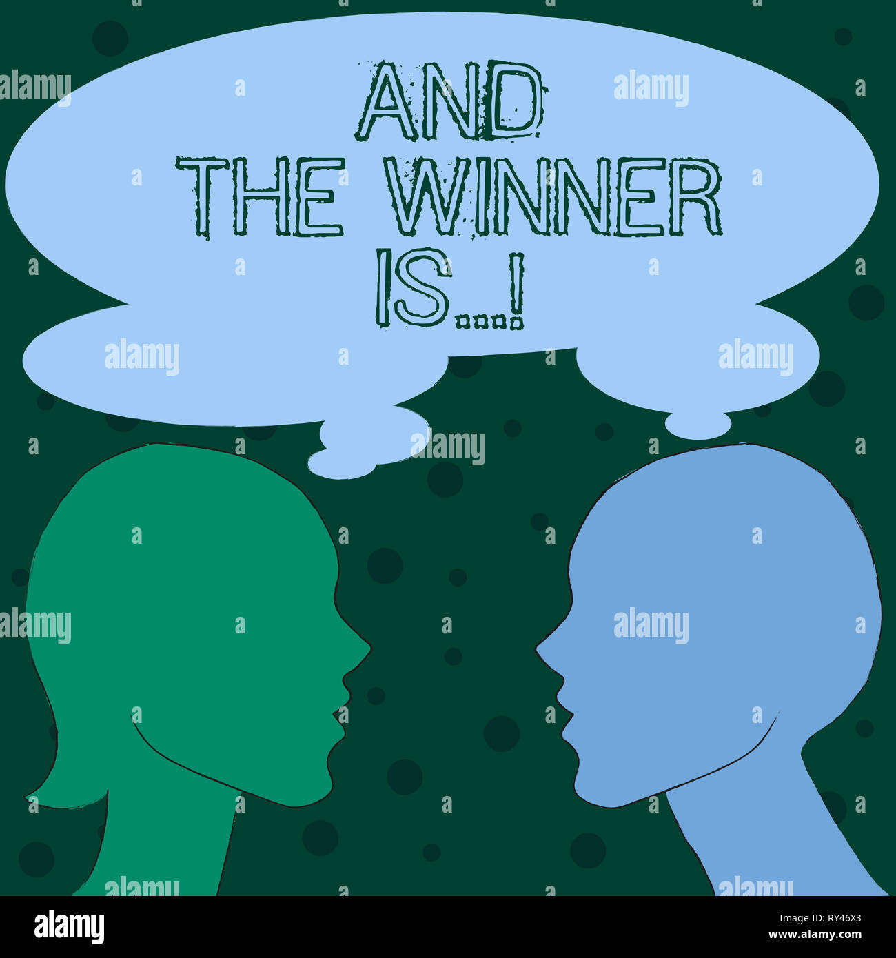 Word writing text And The Winner Is . Business photo showcasing ...