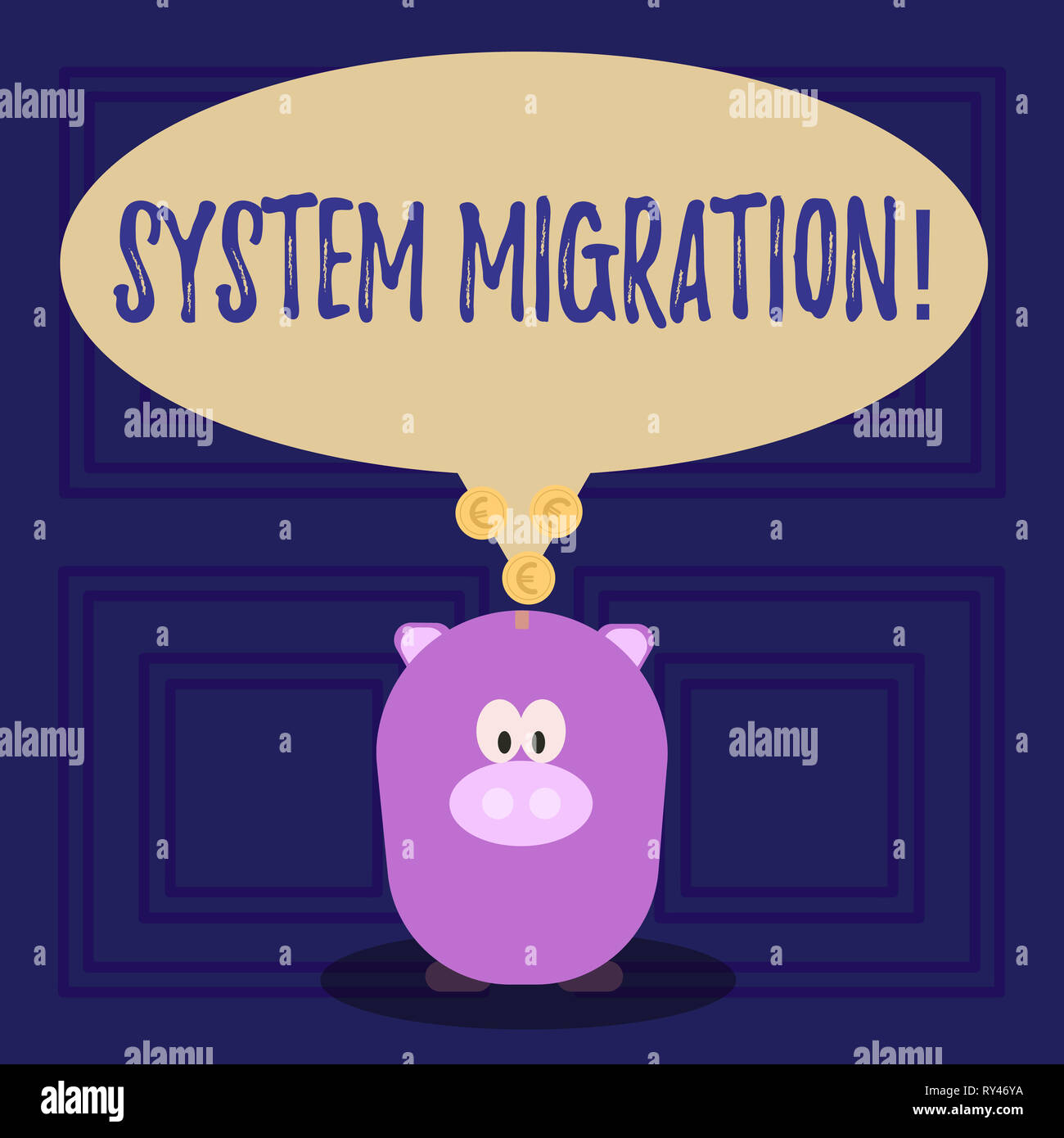 Conceptual hand writing showing System Migration. Concept meaning ...