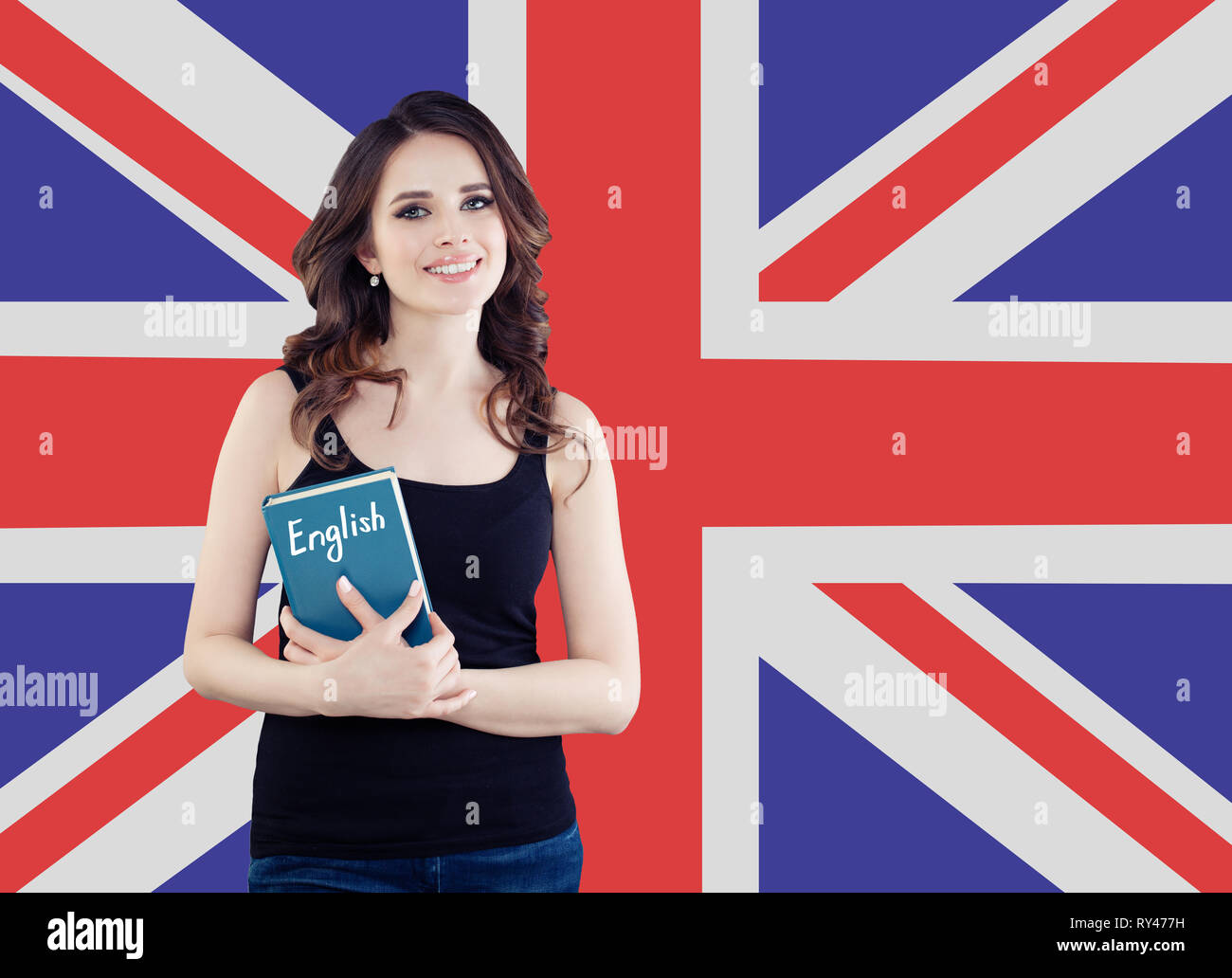 Travel in United Kingdom and learn english language. Pretty girl ...