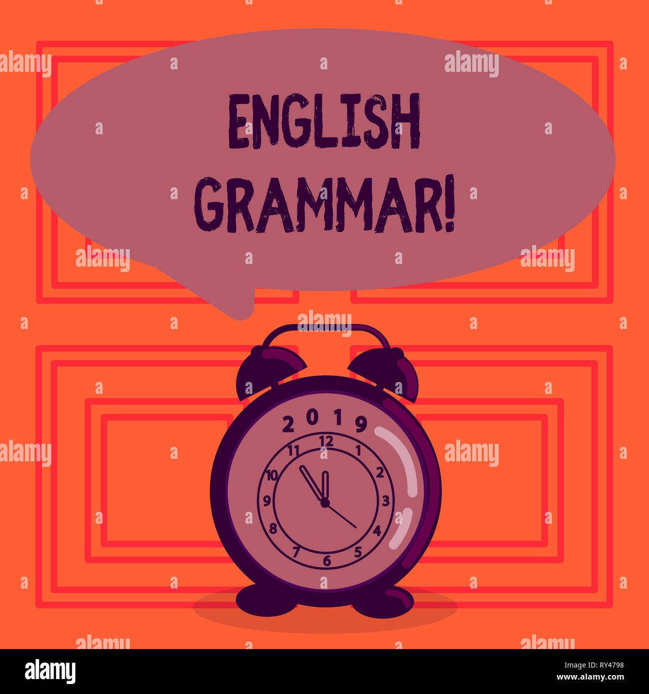 Text sign showing English Grammar. Business photo text Language ...