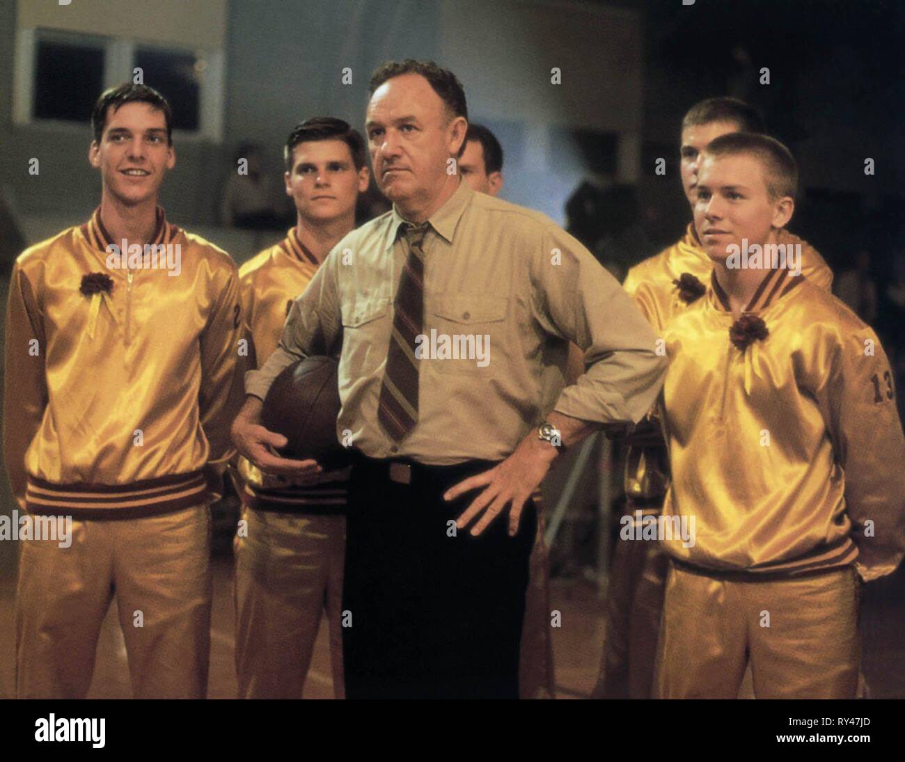 SCENE WITH GENE HACKMAN, HOOSIERS, 1986 Stock Photo - Alamy