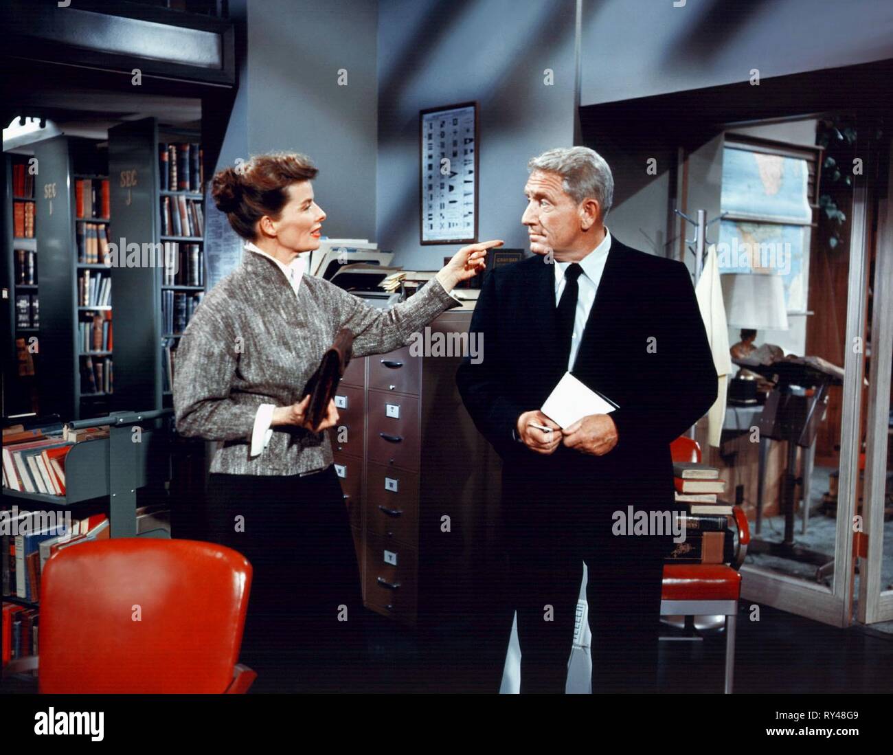 HEPBURN,TRACY, DESK SET, 1957 Stock Photo - Alamy