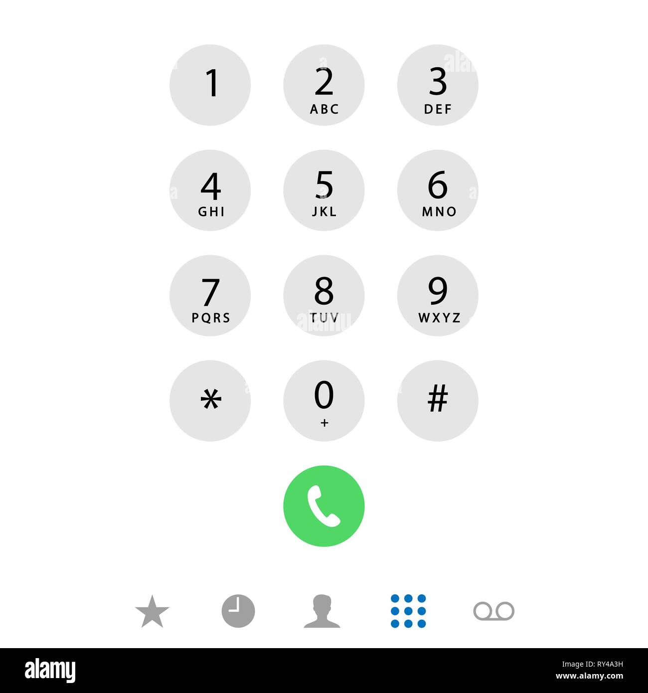 Touchscreen smart phone dial pad hi-res stock photography and images - Alamy