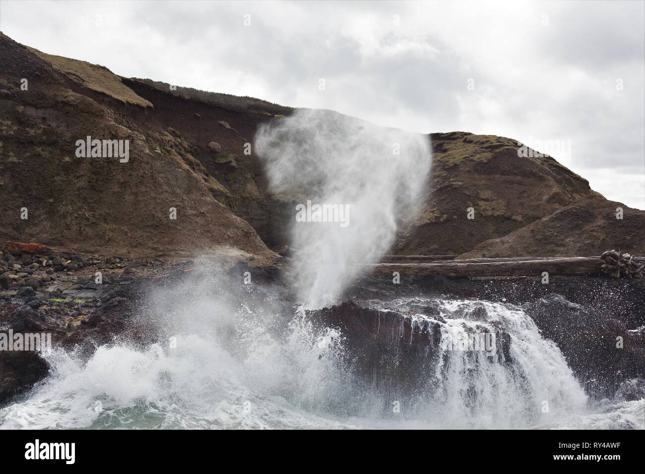 Usa oregon coast cooks chasm hi-res stock photography and images - Alamy