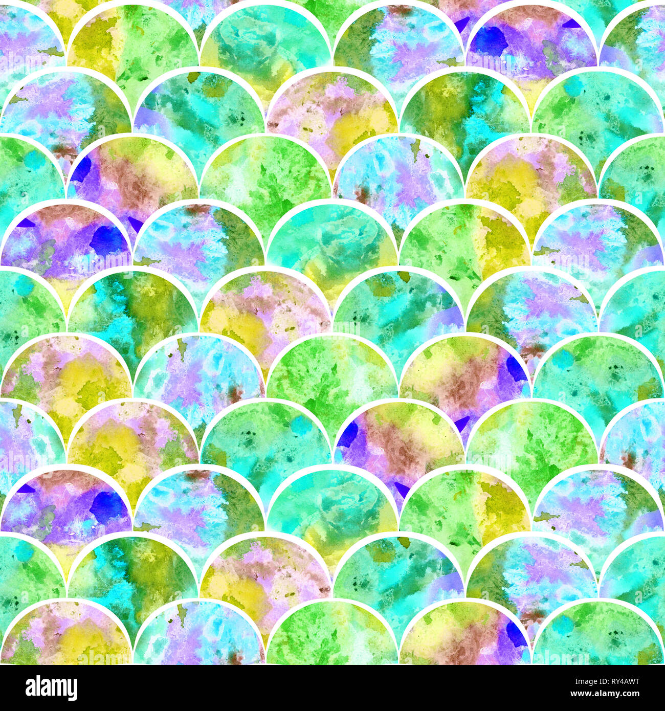 Bright scales shapes abstract grunge colorful splashes texture ...