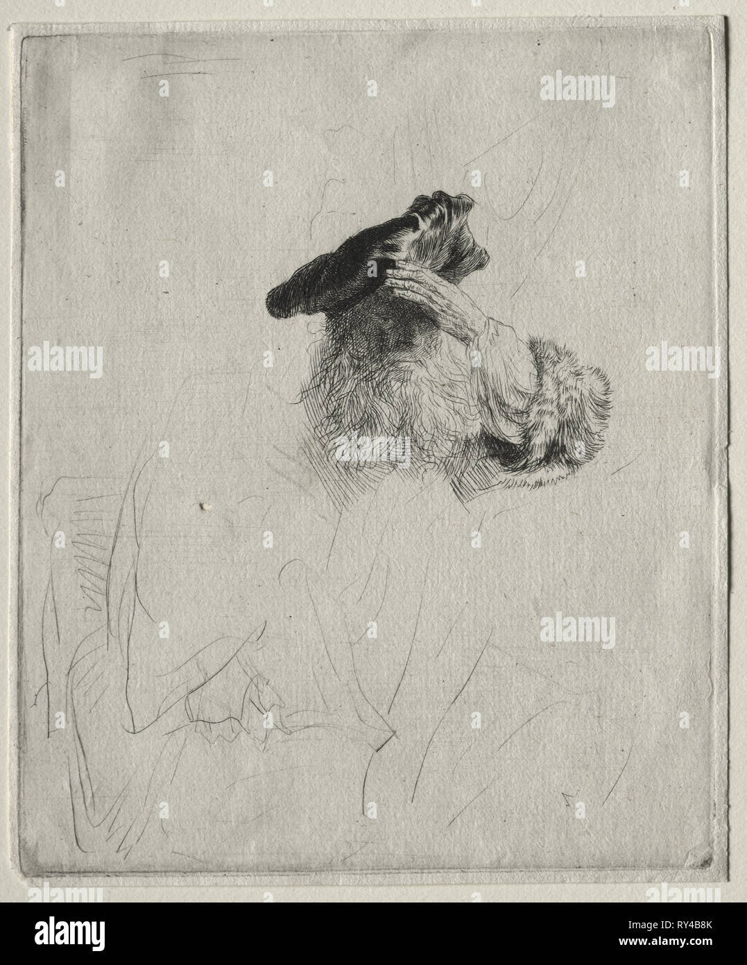 Hand shading eyes hi-res stock photography and images - Alamy