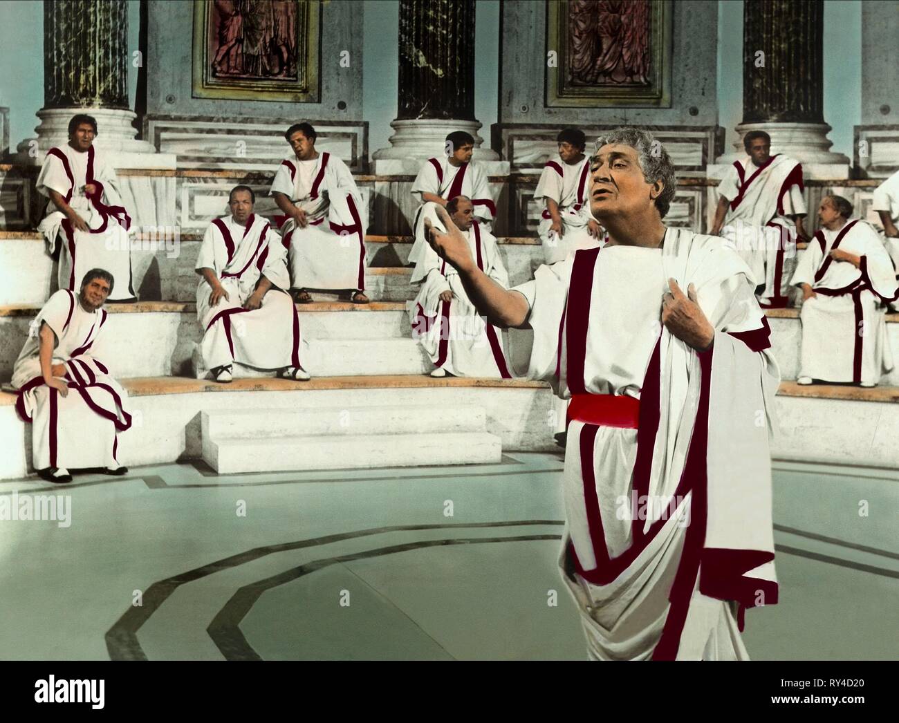 CAMERON MITCHELL, CAESAR THE CONQUEROR, 1962 Stock Photo - Alamy