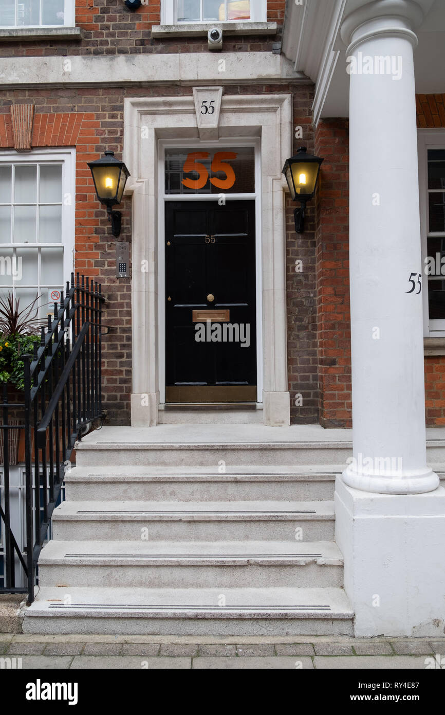 55 Tufton Street, Westminster, London Stock Photo - Alamy