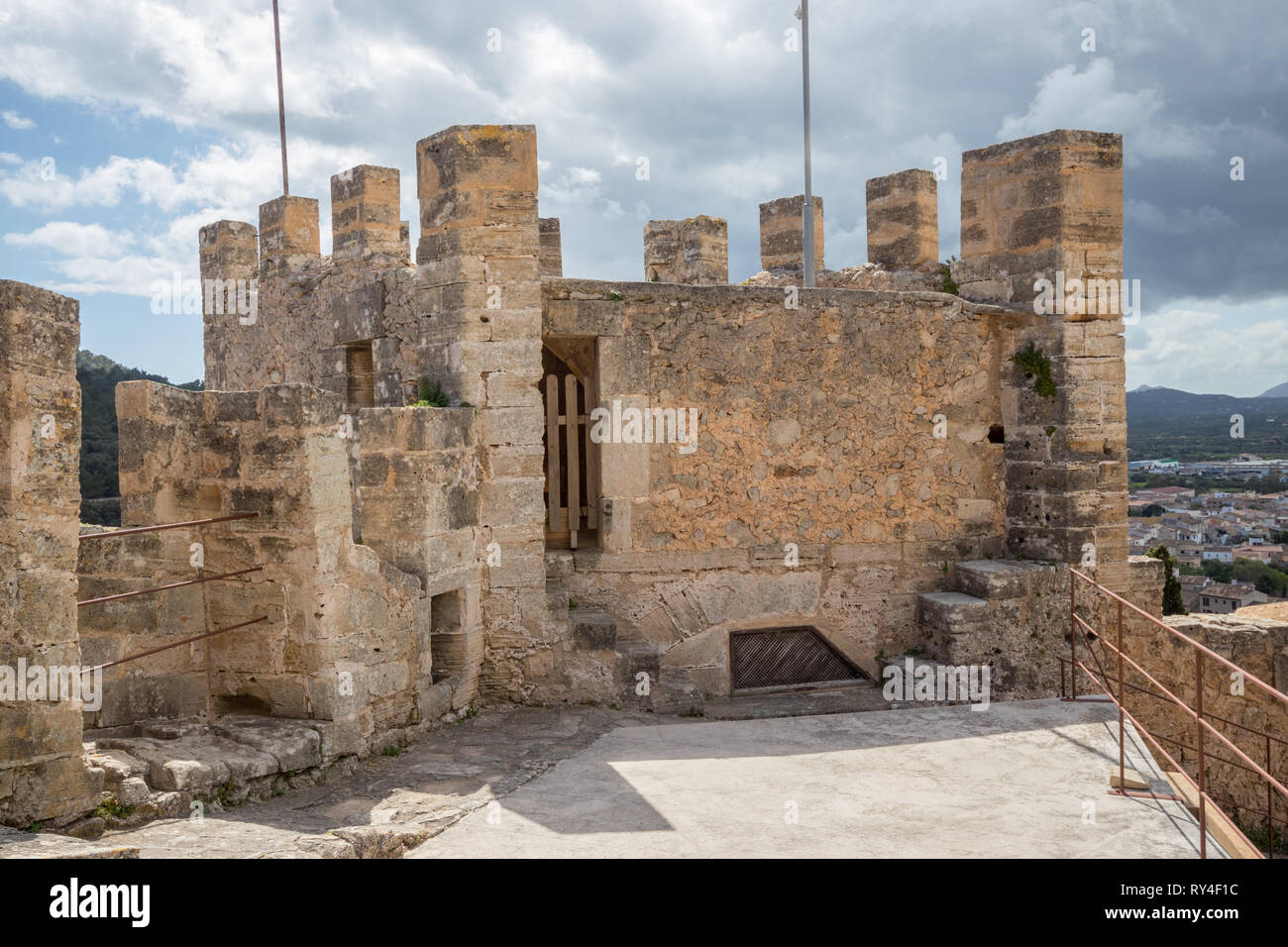 Castell de Capdepera, Majorca (Mallorca), Balearic Islands, Spain Stock ...